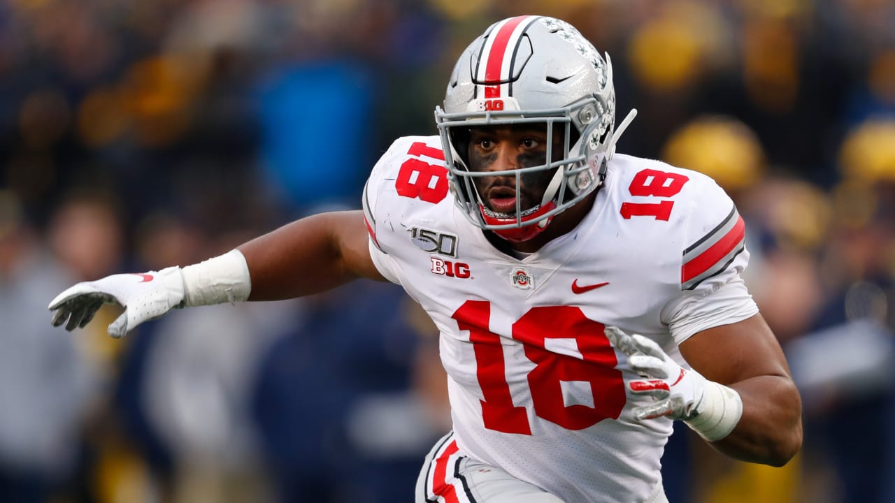 Denver Broncos select Ohio State Buckeyes EDGE Jonathon Cooper with the ...