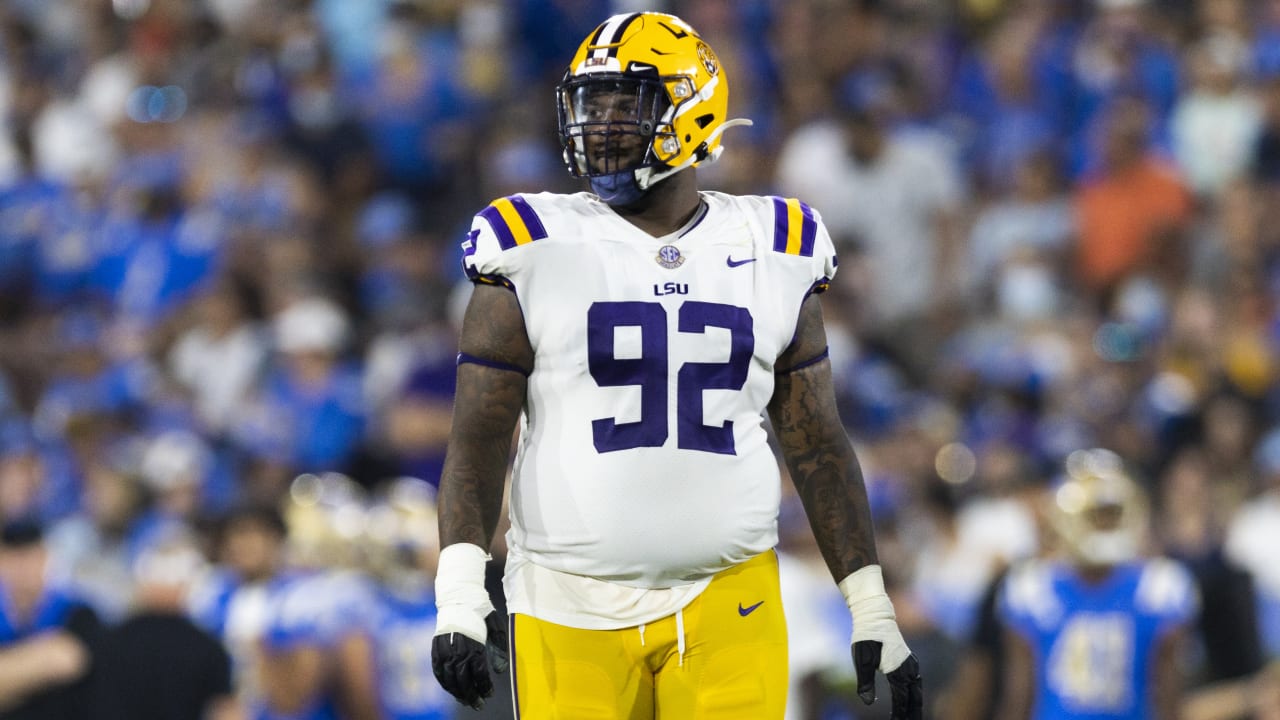 Las Vegas Raiders select LSU Tigers defensive tackle Neil Farrell Jr ...