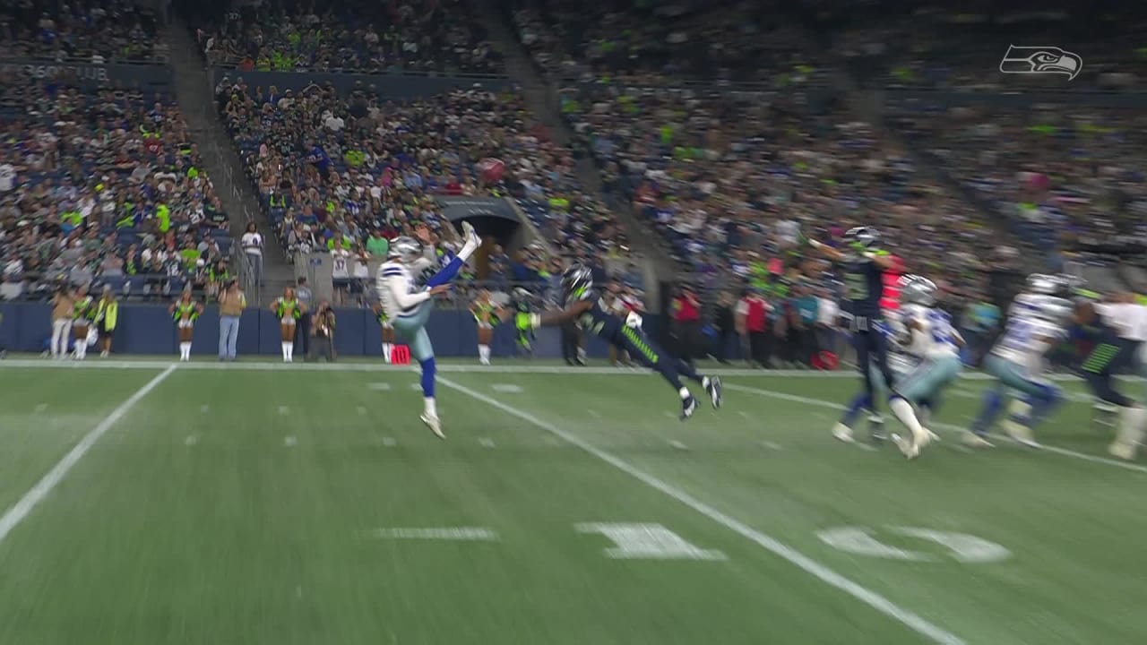 Seattle Seahawks wide receiver John Hall executes blocked punt to ...