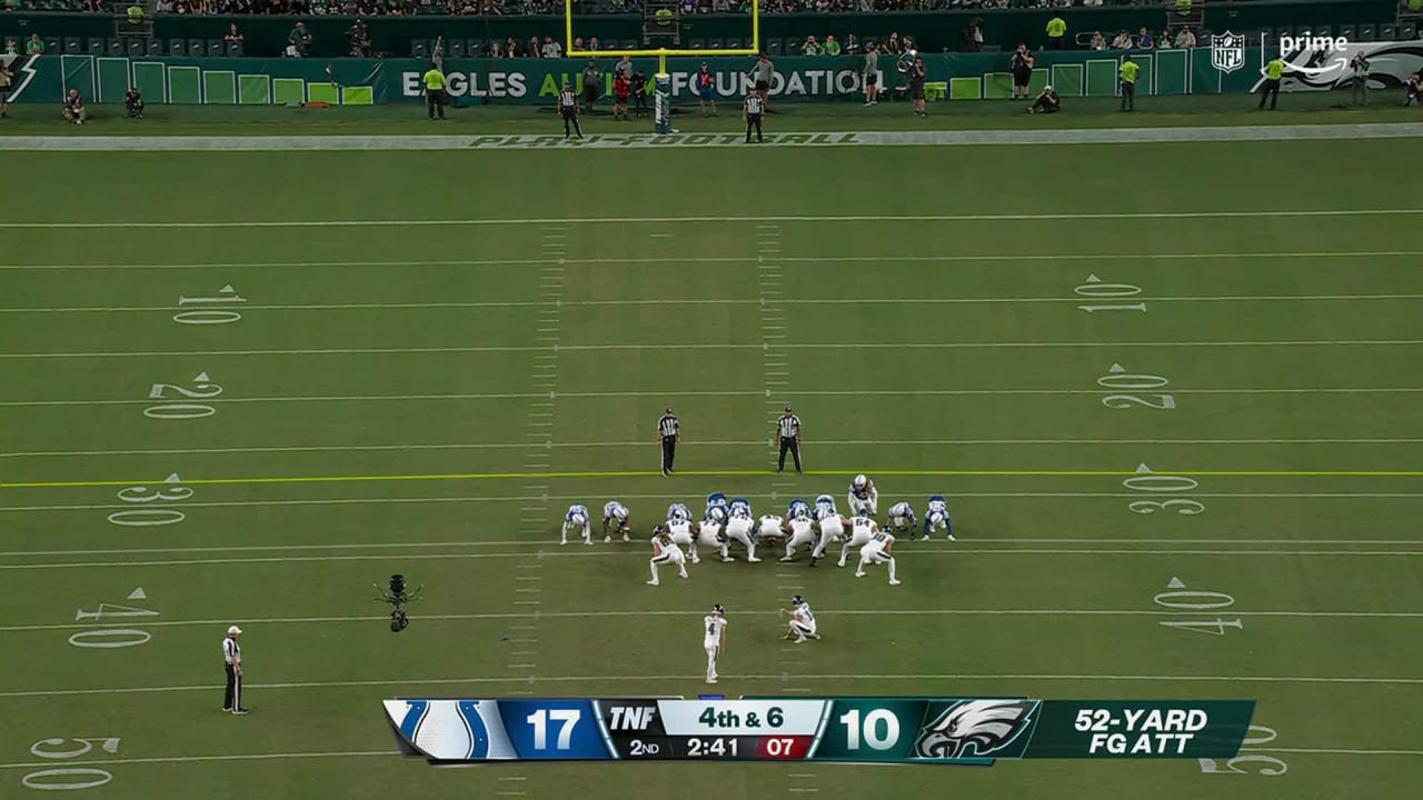 Philadelphia Eagles kicker Jake Elliott shows off his leg strength once ...