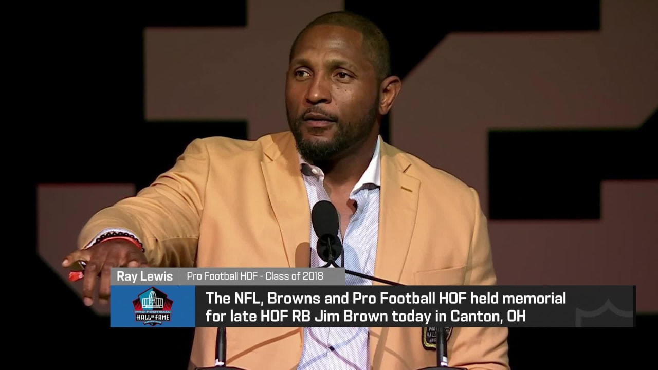 Hall of Fame linebacker Ray Lewis speaks on legendary Cleveland Browns ... Hall of Fame linebacker Ray Lewis speaks on legendary Cleveland Browns ...