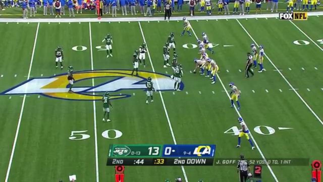 Los Angeles Rams quarterback Jared Goff delivers 17-yard strike to ...