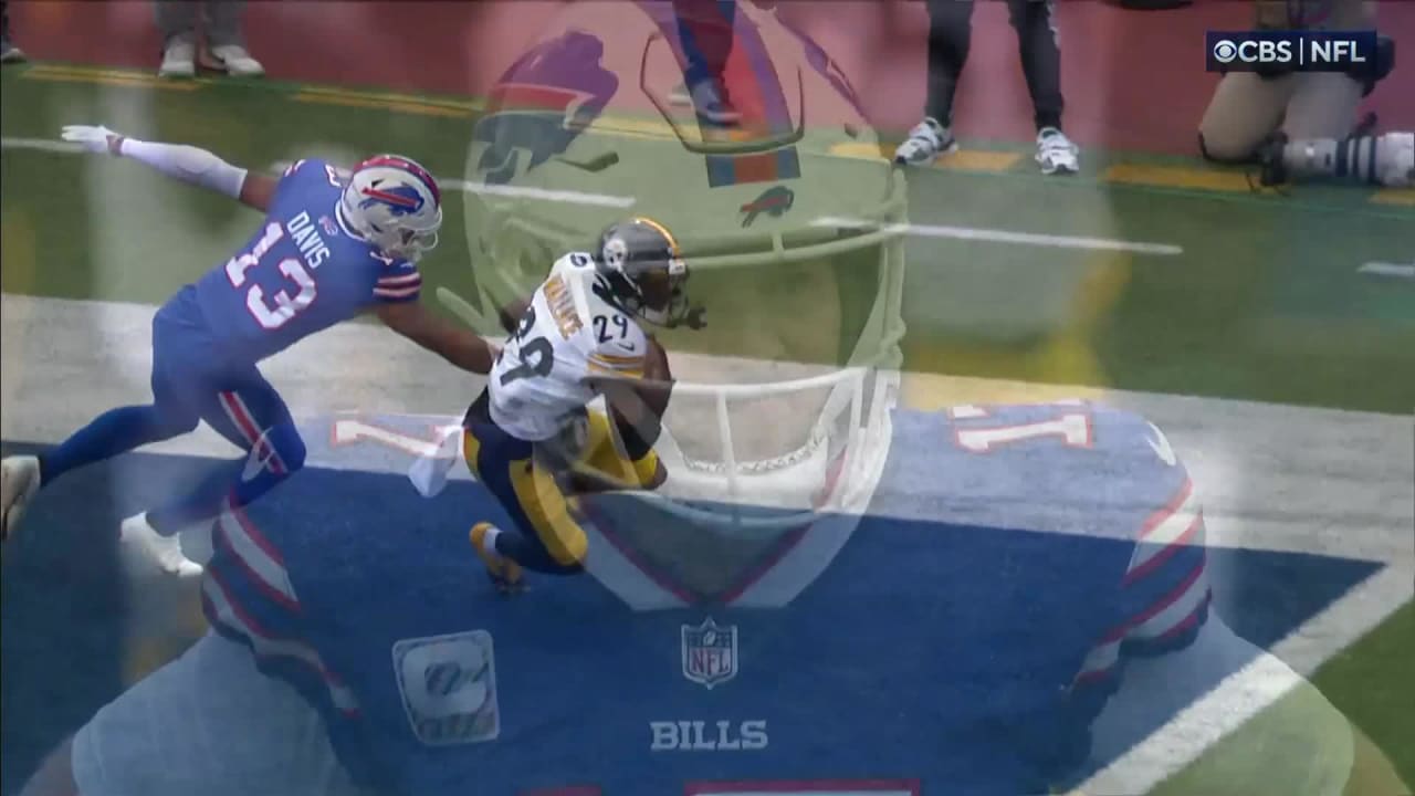 Pittsburgh Steelers cornerback Levi Wallace burns former team for INT ...