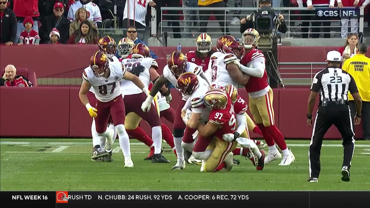 Who else but Nick Bosa? San Francisco 49ers DE denies Washington ...