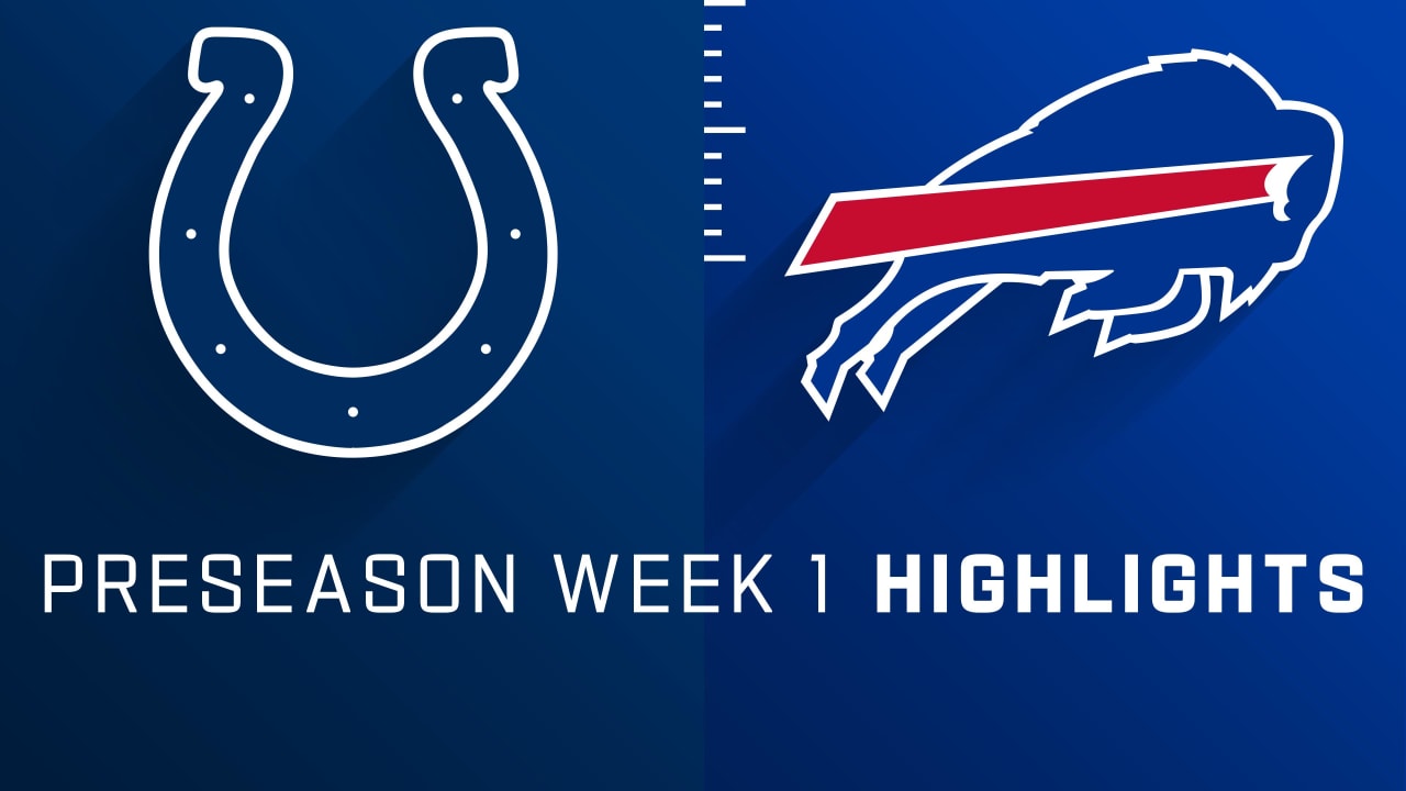 Indianapolis Colts vs. Buffalo Bills highlights | Preseason Week 1
