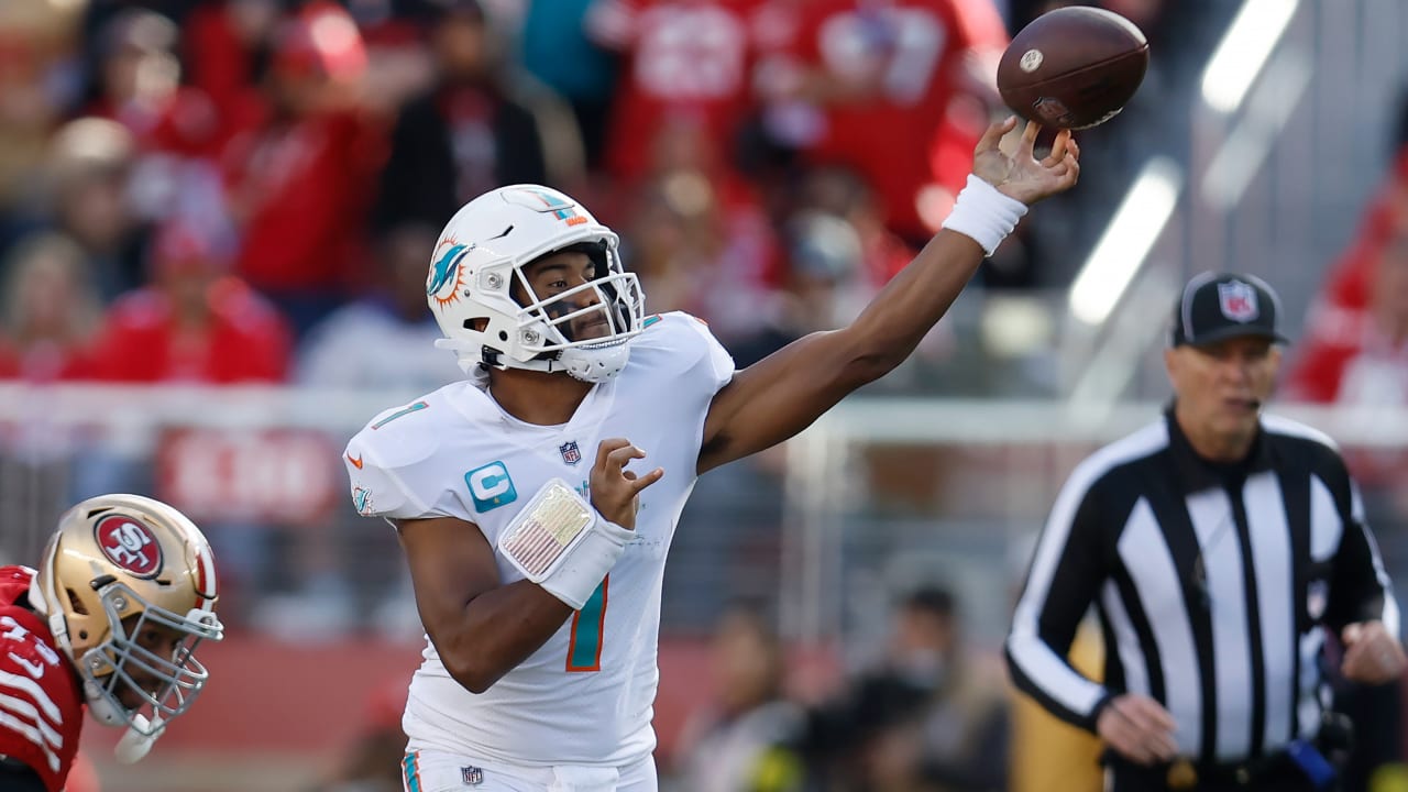 Can't-Miss Play: Miami Dolphins quarterback Tua Tagovailoa dials launch codes to wide receiver ...