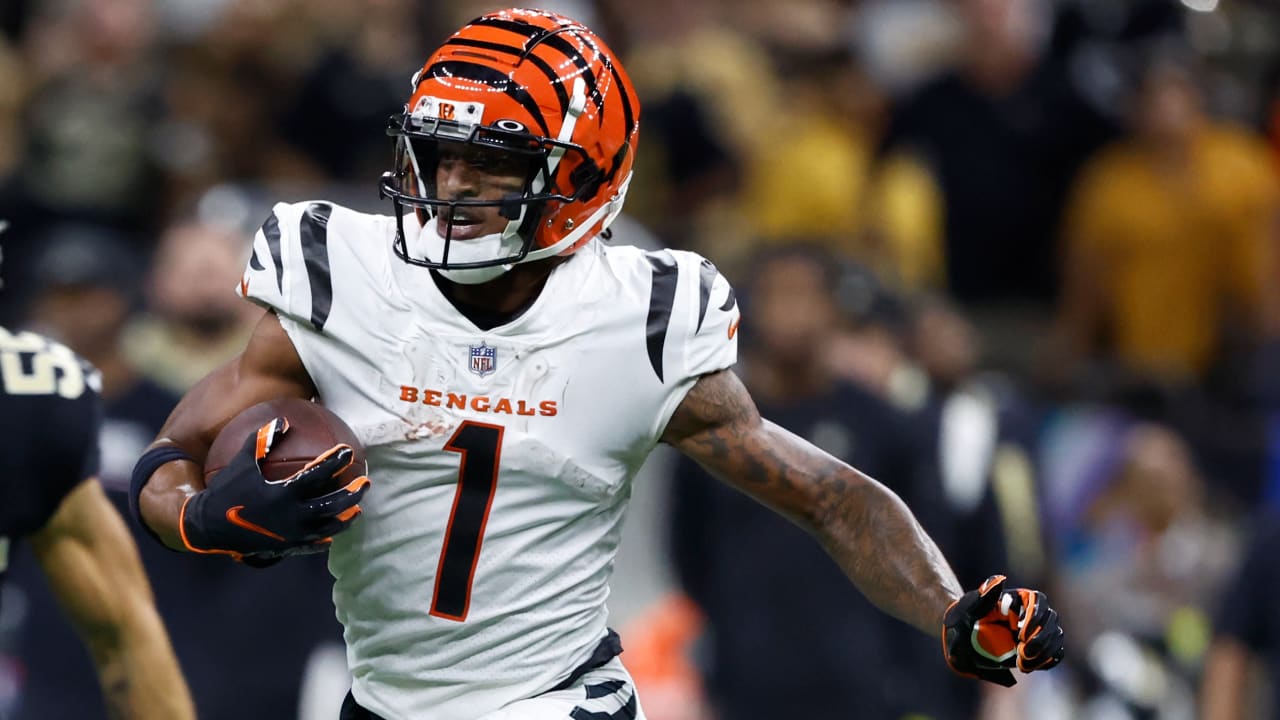 Every Cincinnati Bengals wide receiver Ja'Marr Chase catch in 2-TD game ...