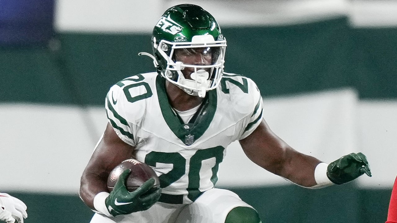 New York Jets running back Breece Hall's 43-yard burst showcases his ...
