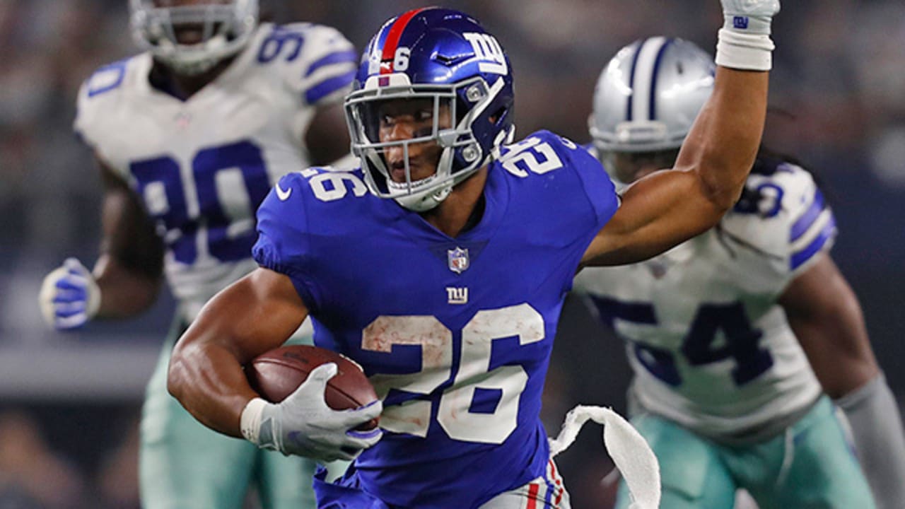 Saquon unleashes wicked spin move on 18-yard gain