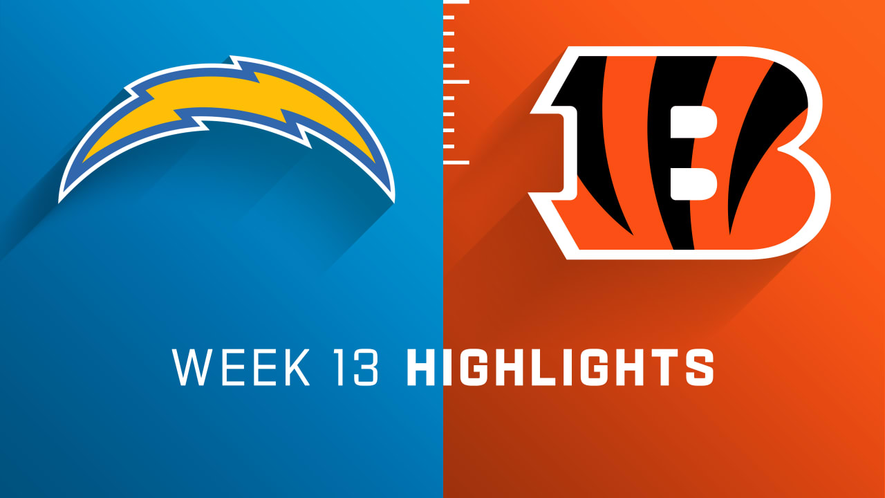 Los Angeles Chargers vs. Cincinnati Bengals highlights | Week 13