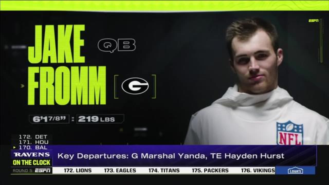 Bills select Jake Fromm with No. 167 pick in 2020 draft