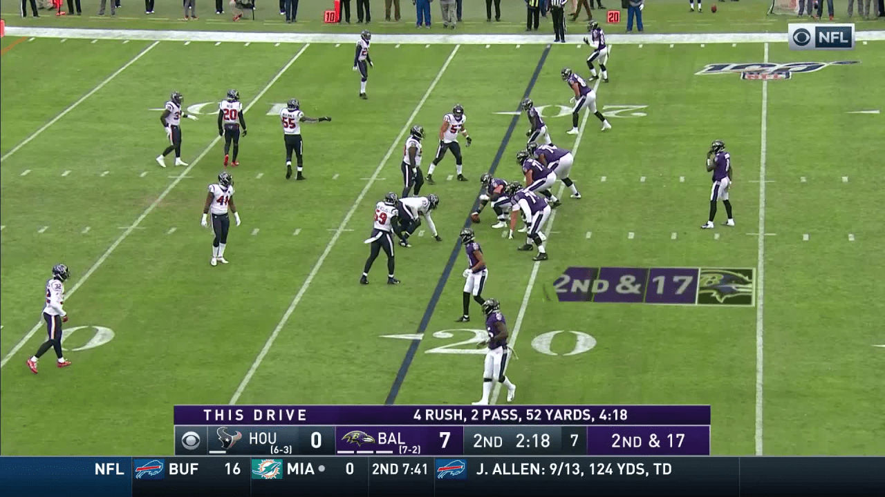 Lamar Jackson lays perfect TD throw over the middle to Mark Andrews