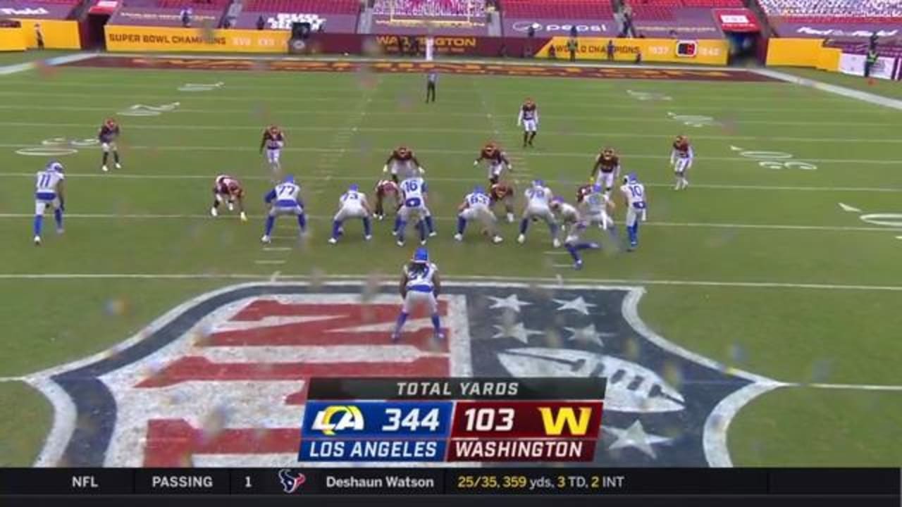 Los Angeles Rams quarterback Jared Goff connects with Rams wide ...