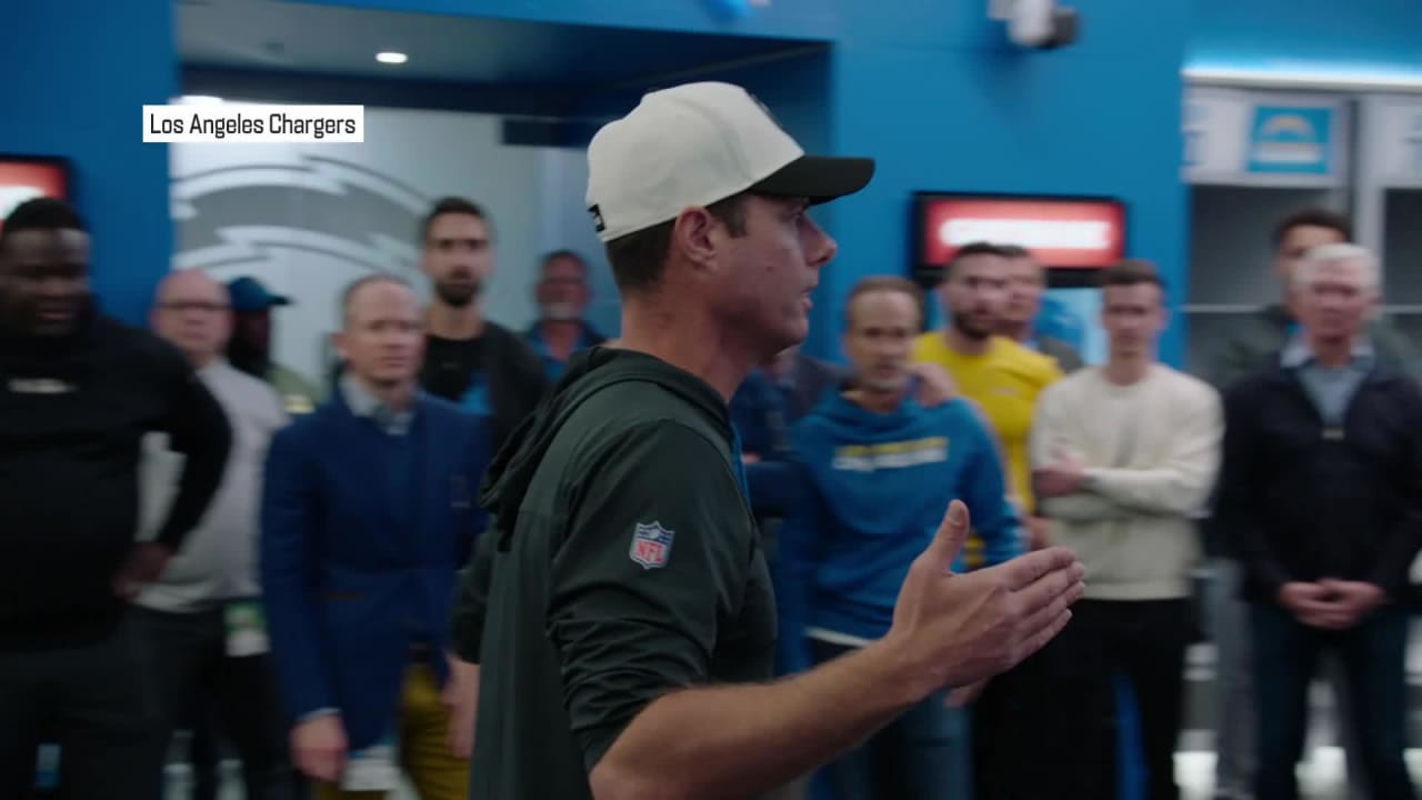 Los Angeles Chargers head coach Brandon Staley’s locker room speech to ...