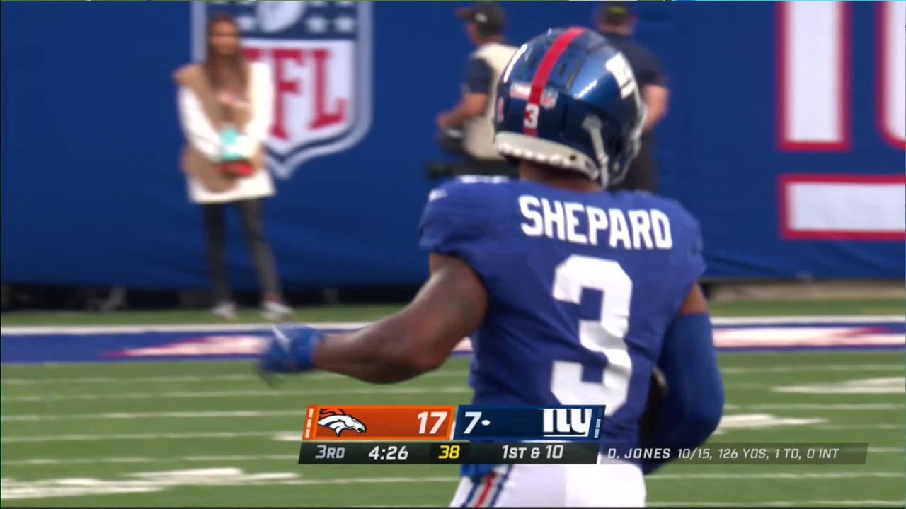 New York Giants wide receiver Sterling Shepard moves the chains with ...