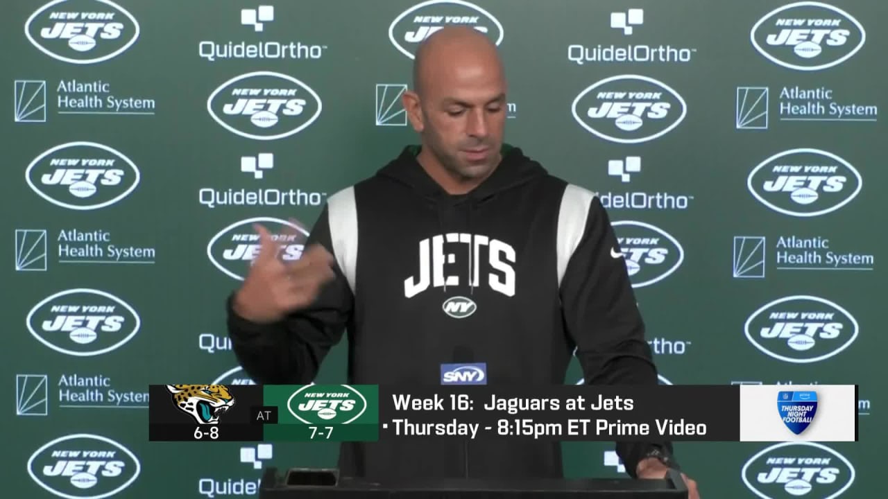 New York Jets head coach Robert Saleh on quarterback Zach Wilson: 'He ...