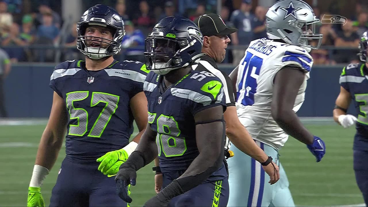Seattle Seahawks linebacker Derick Hall powers past Dallas Cowboys ...