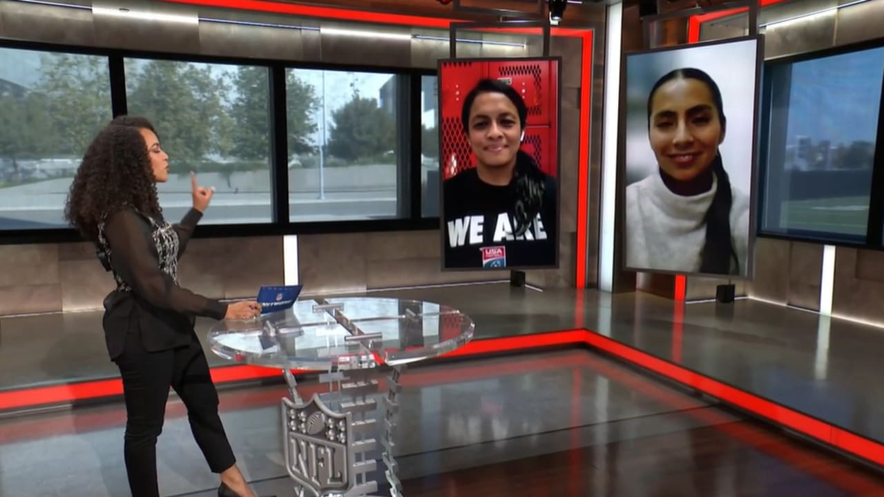 Women's Flag Football legends Vanita Krouch, Diana Flores talk about their roles as coaches for ...