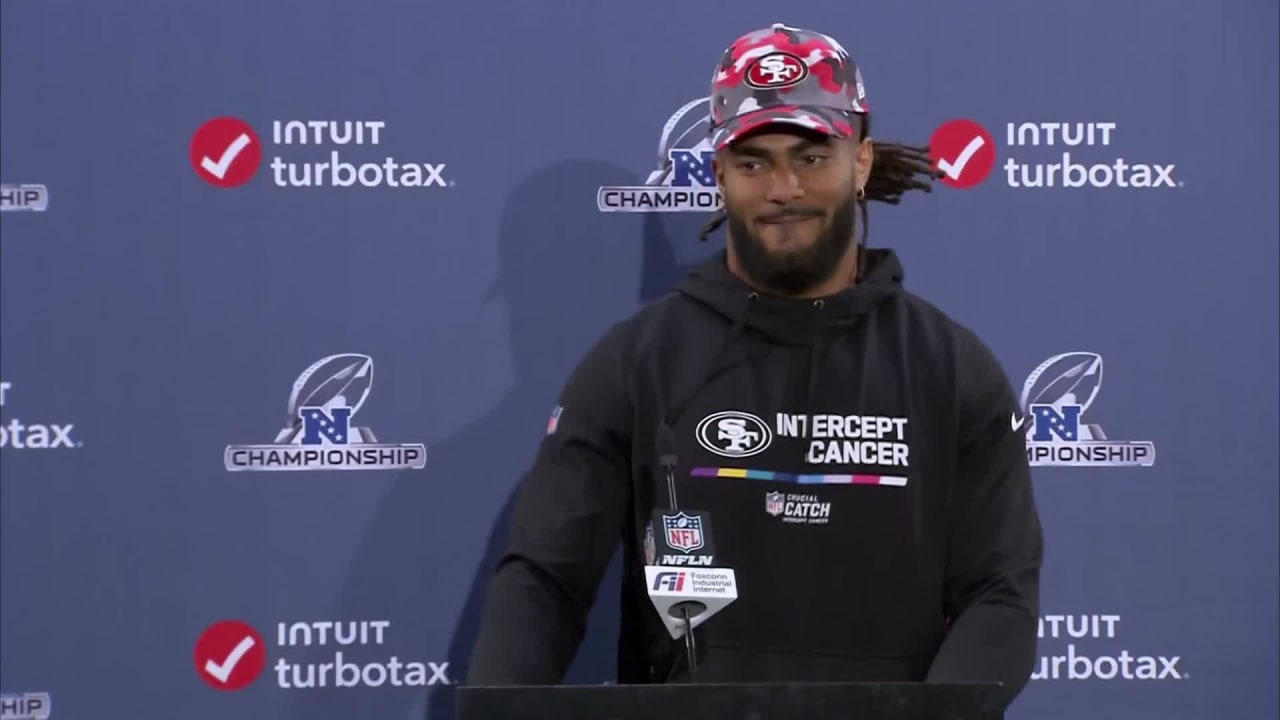 San Francisco 49ers linebacker Fred Warner's Championship Wednesday ...