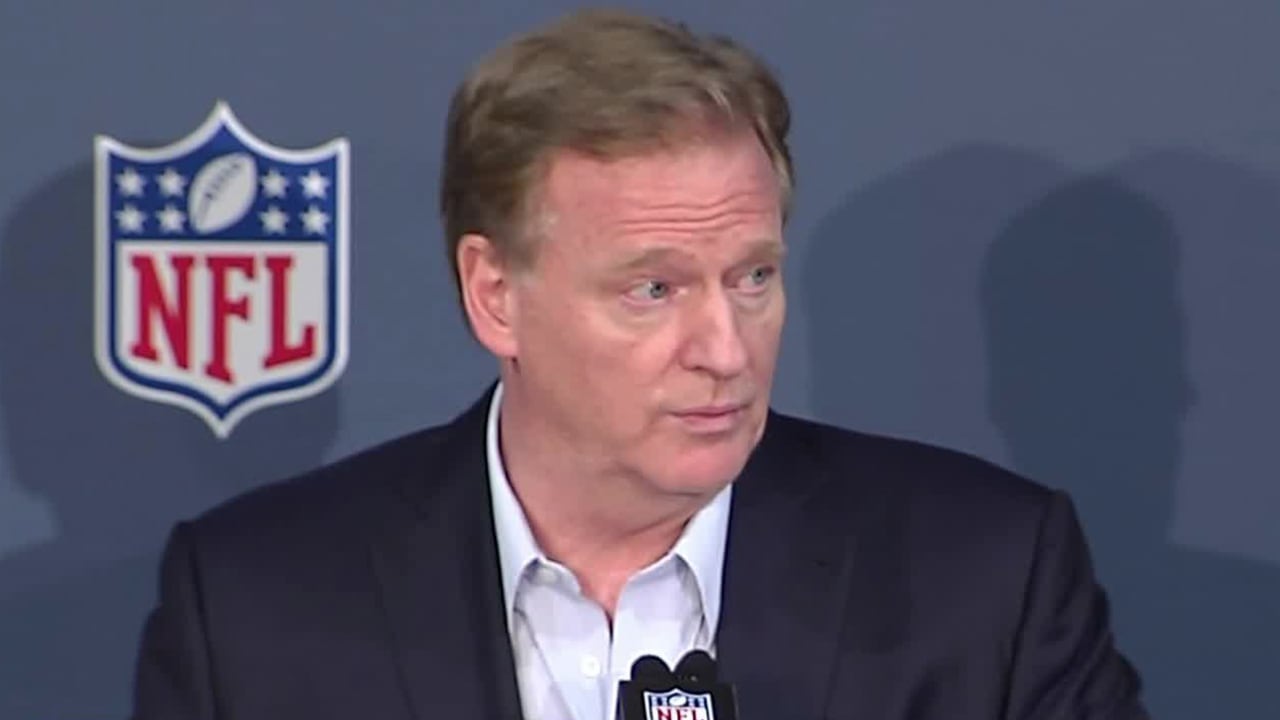 NFL Commissioner Roger Goodell speaks to media after December League ...
