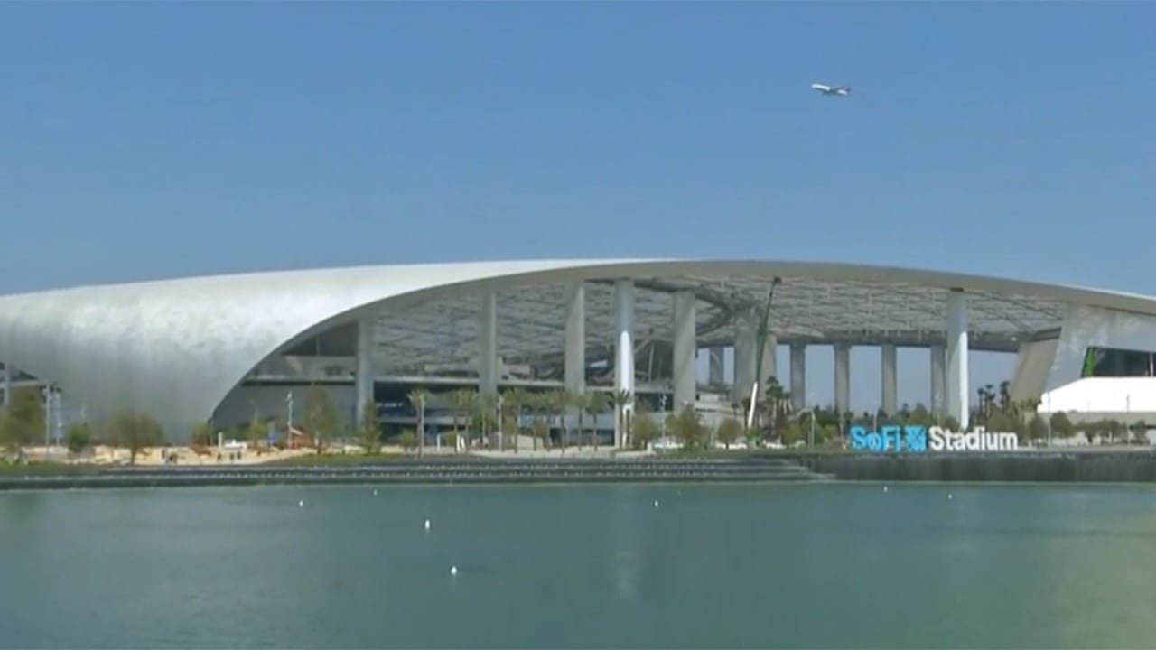 Inside look at SoFi Stadium concourses, locker rooms, suites