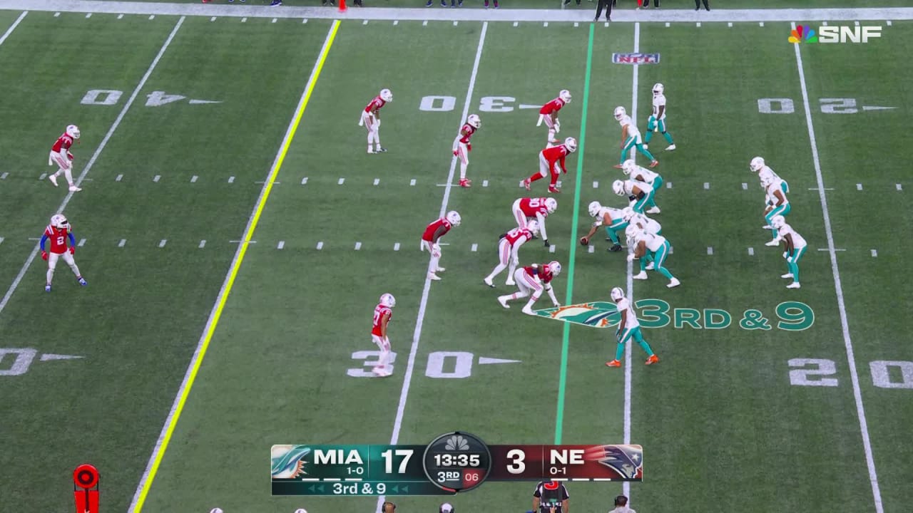 New England Patriots outside linebacker Matt Judon pins back his ears ...