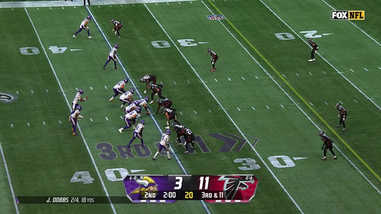 Minnesota Vikings wide receiver Jordan Addison's second catch of game ...