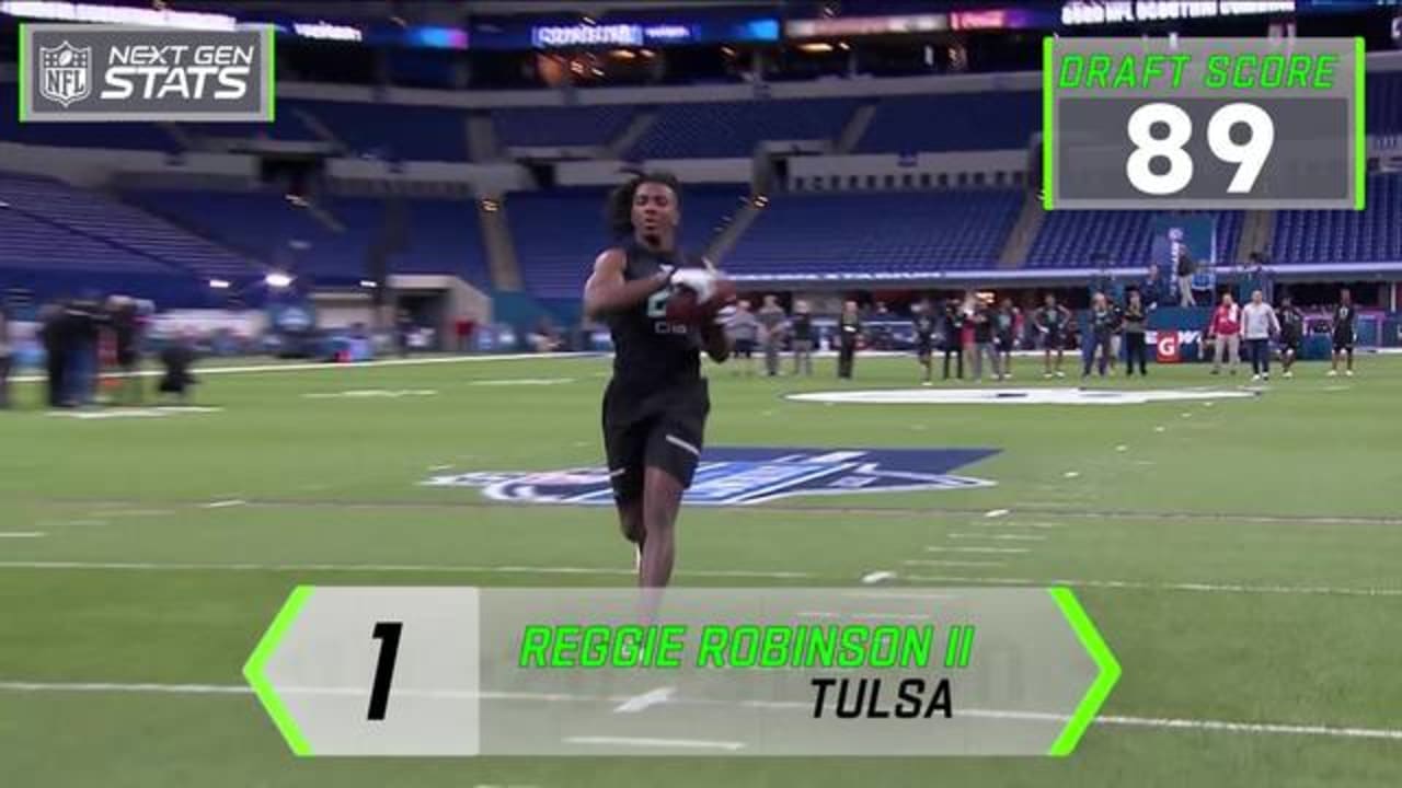 Next Gen Stats: Reggie Robinson II leads all CBs with 89 overall draft ...