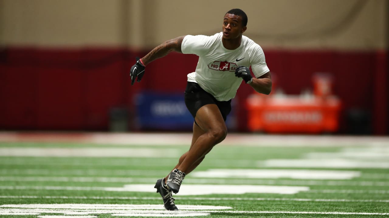 Alabama Crimson Tide cornerback Patrick Surtain II's pro day highlights