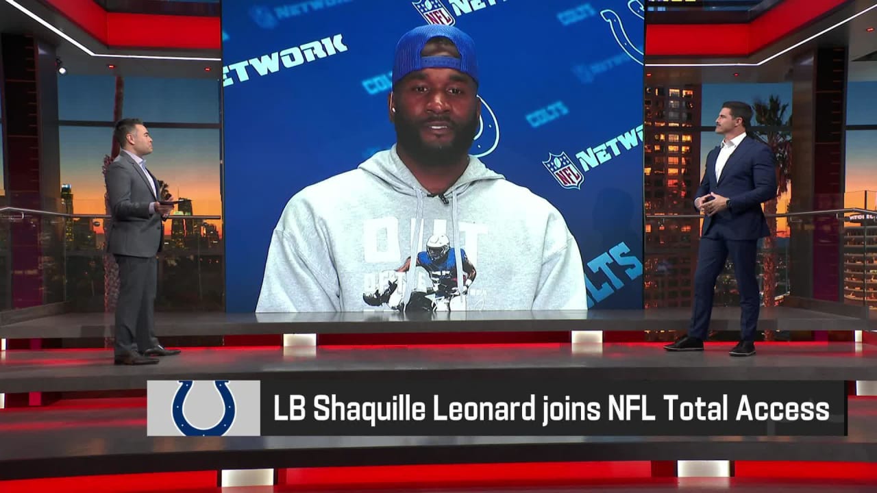 Indianapolis Colts linebacker Shaq Leonard joins 'NFL Total Access ...
