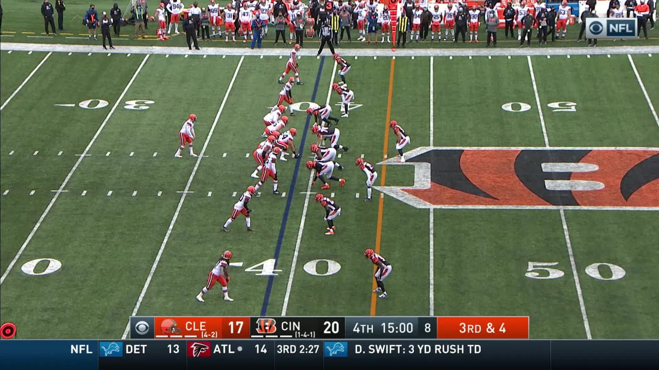 Quarterback Baker Mayfield keeps Cleveland Browns drive alive with 21 ...