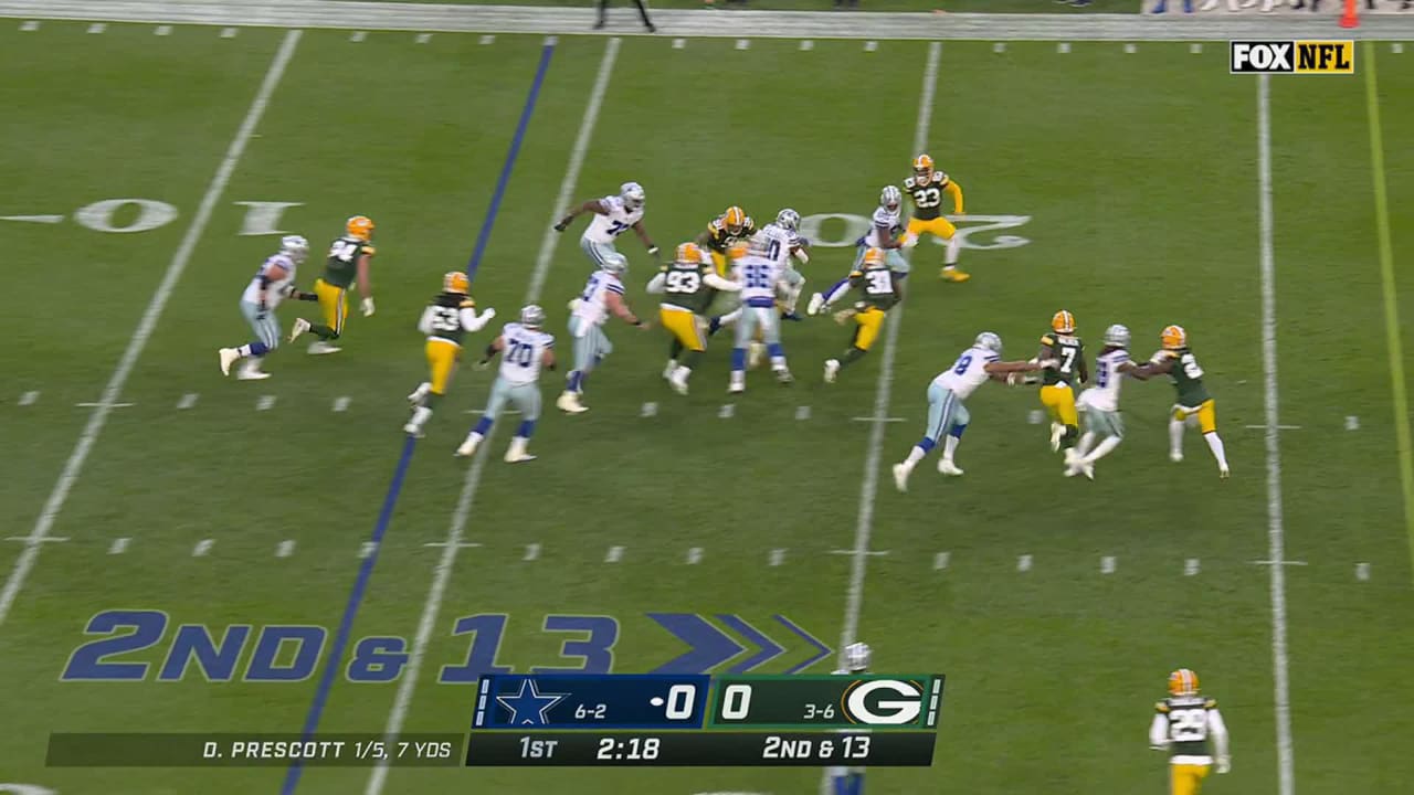 Dallas Cowboys running back Tony Pollard mashes accelerator on 14-yard ...