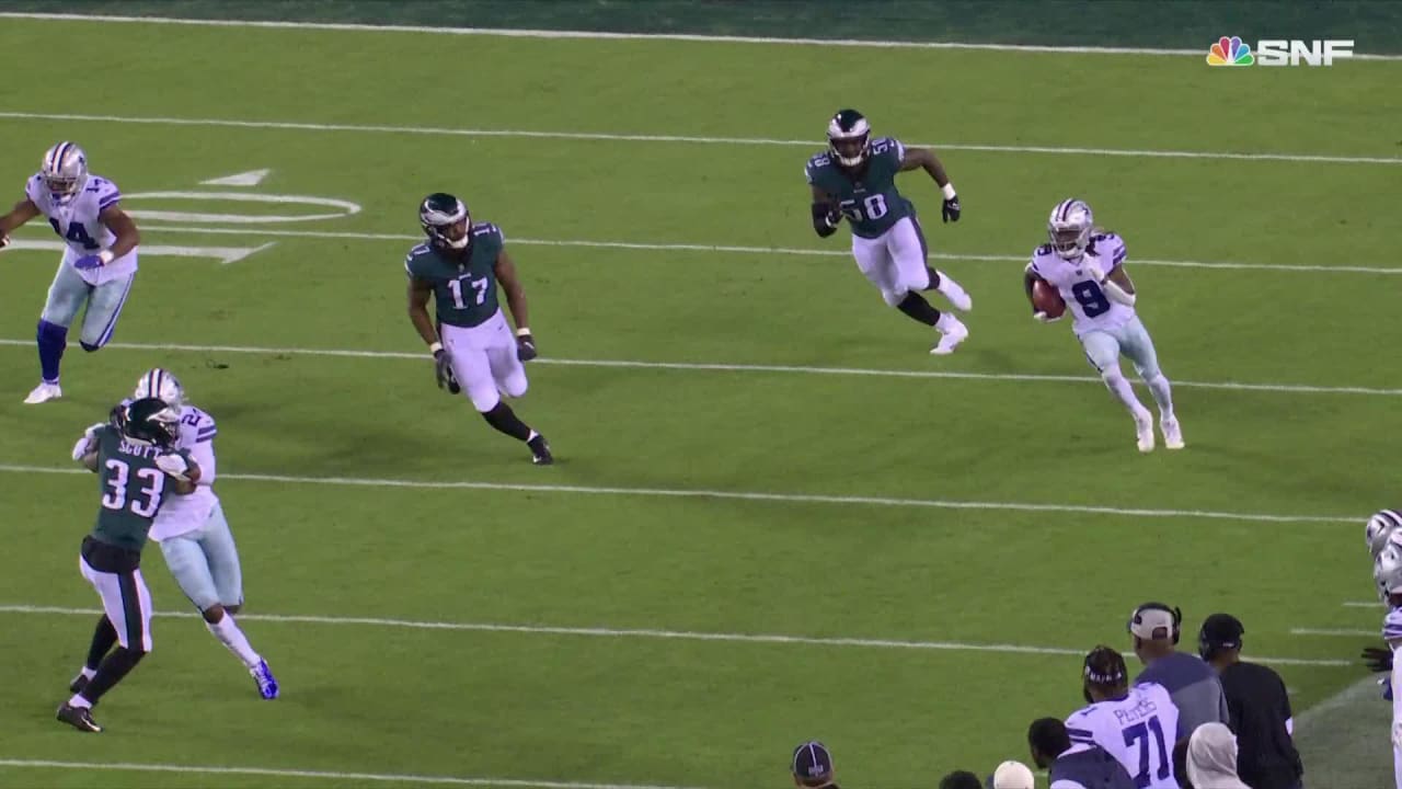 Dallas Cowboys wide receiver KaVontae Turpin turns on the jets for an ...