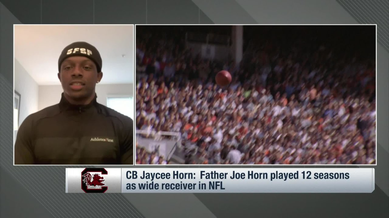 South Carolina CB Jaycee Horn shares why his dad former NFL WR Joe Horn ...