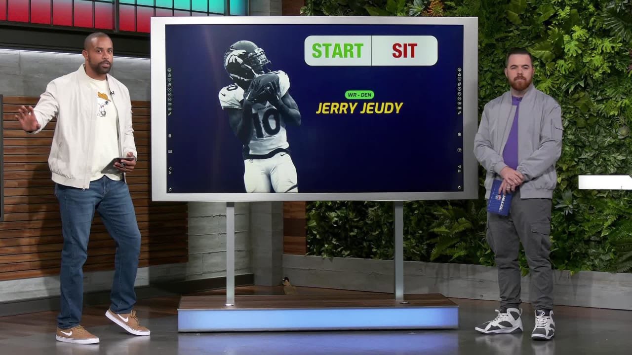 Florio's start/sit decision on Denver Broncos wide receiver Jerry Jeudy ...
