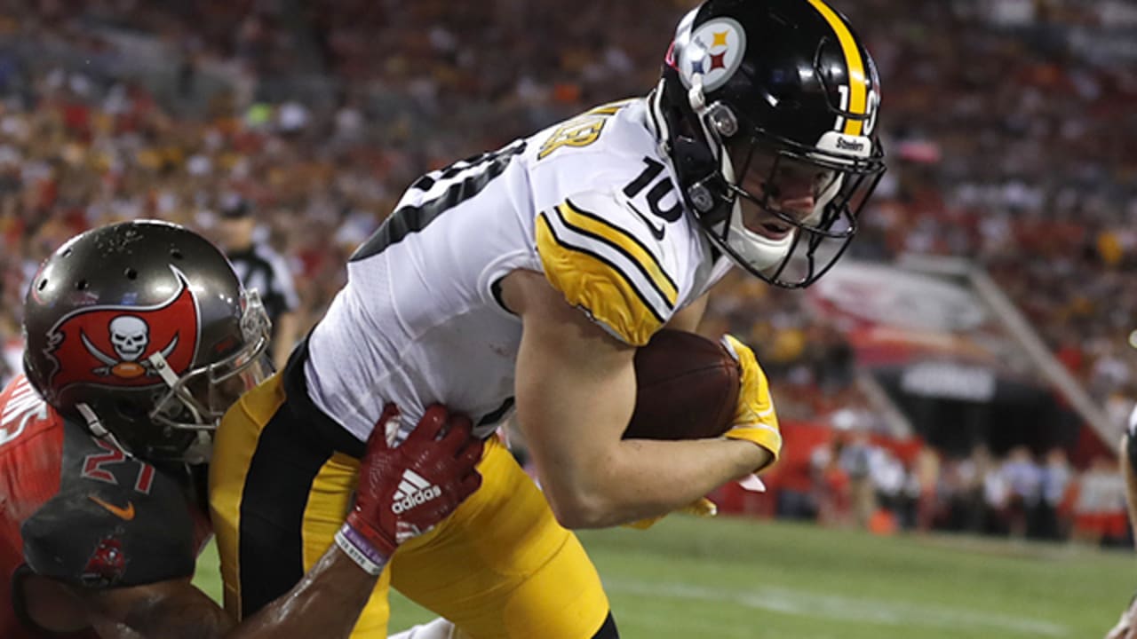 Ryan Switzer toe taps for first TD with Steelers