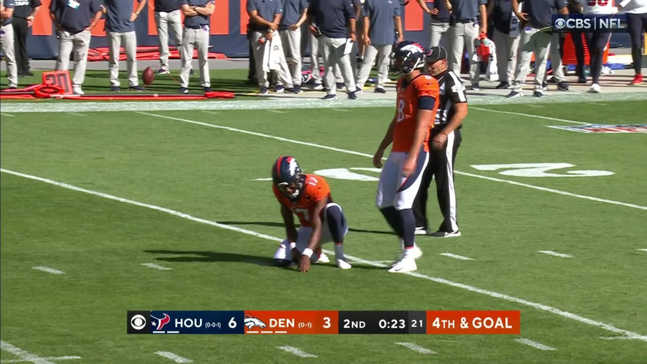 Denver Broncos fans let boos be heard as drive ends with kicker Brandon ...
