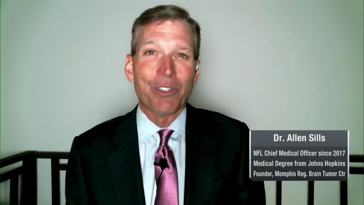 NFL Chief Medical Officer Dr. Allen Sills talks NFL player vaccination ...