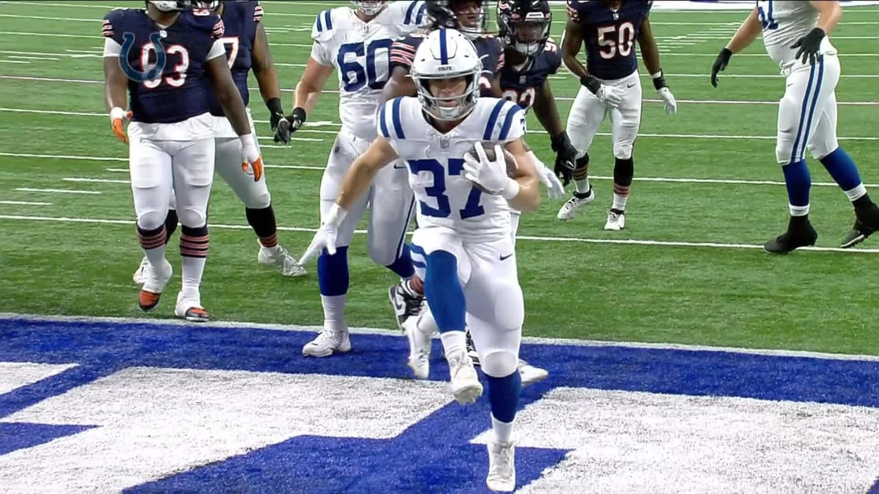 Indianapolis Colts running back Jake Funk puts Colts ahead with 4-yard ...