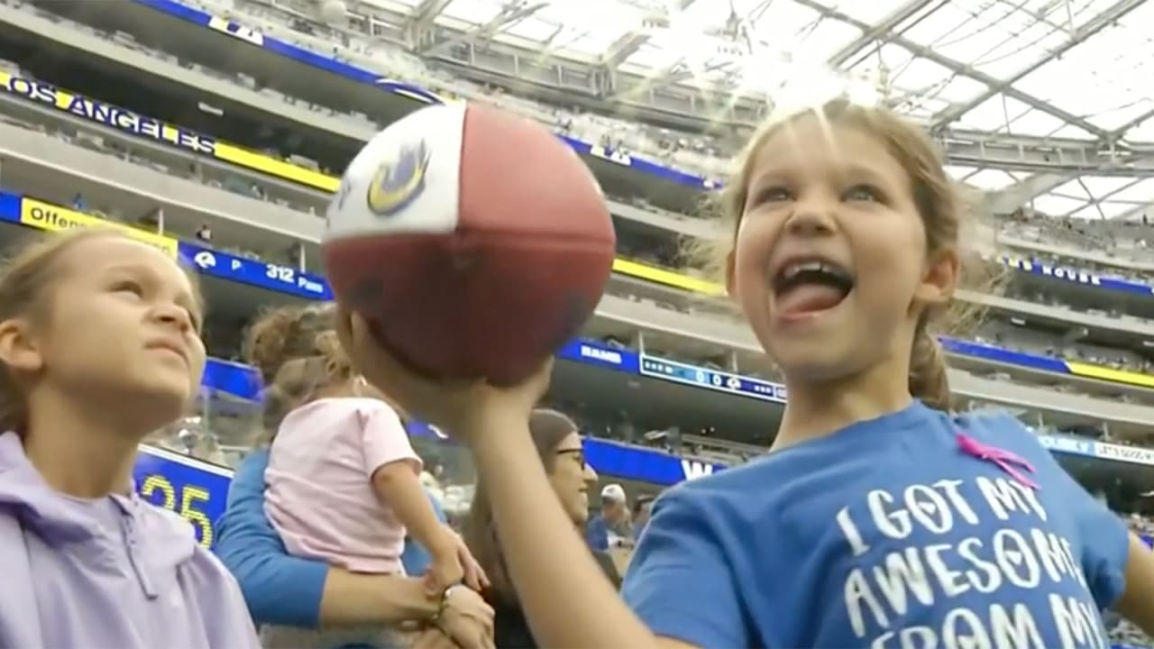 Los Angeles Rams honor Ashley Ruiz at SoFi Stadium