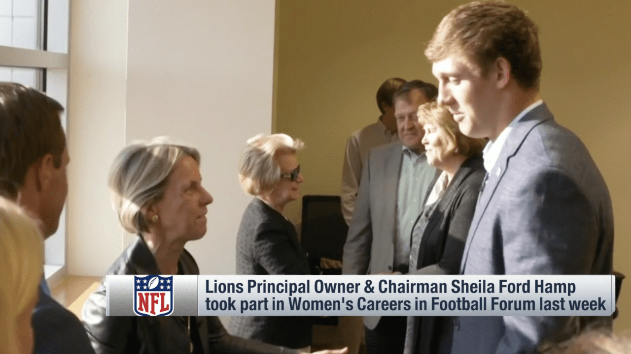 Detroit Lions principal owner Sheila Ford Hamp takes part in Women's ...