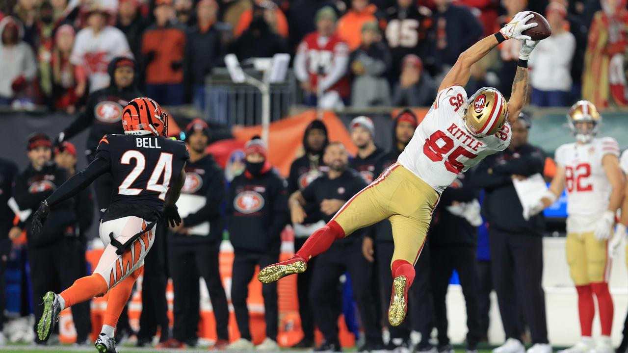 Every San Francisco 49ers tight end George Kittle catch in 151-yard ...
