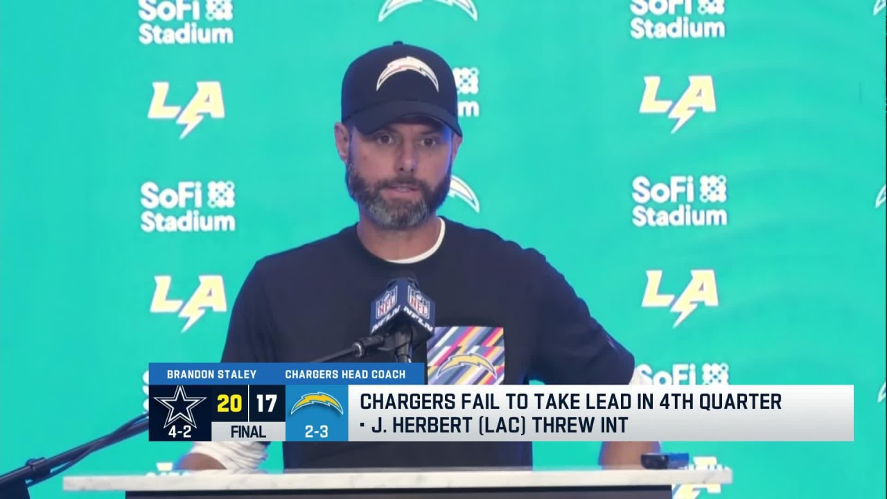 Head coach Brandon Staley's postgame press conference following Los ...