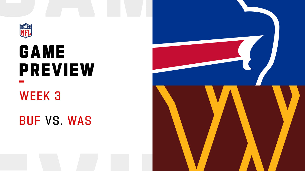 Buffalo Bills vs. Washington Commanders preview | Week 3 Buffalo Bills vs. Washington Commanders preview | Week 3