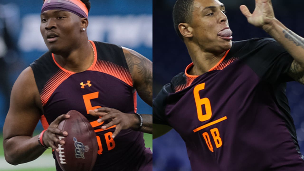 Ohio State quarterback Dwayne Haskins vs. Buffalo QB Tyree Jackson: QBs ...
