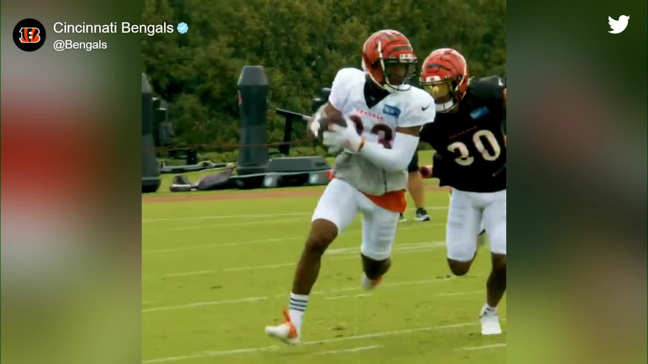 Camp highlight: Cincinnati Bengals wide receiver Tyler Boyd shakes ...
