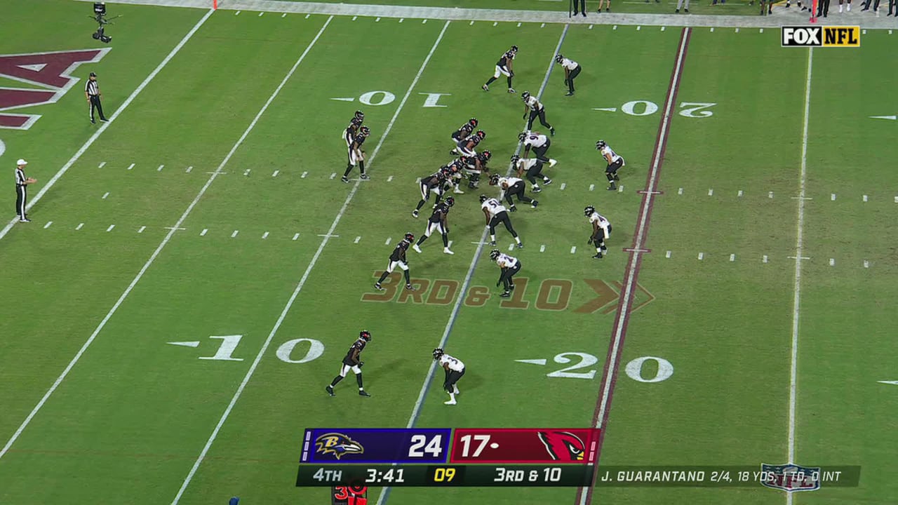 Arizona Cardinals quarterback Jarrett Guarantano rips 19-yard dime to ...