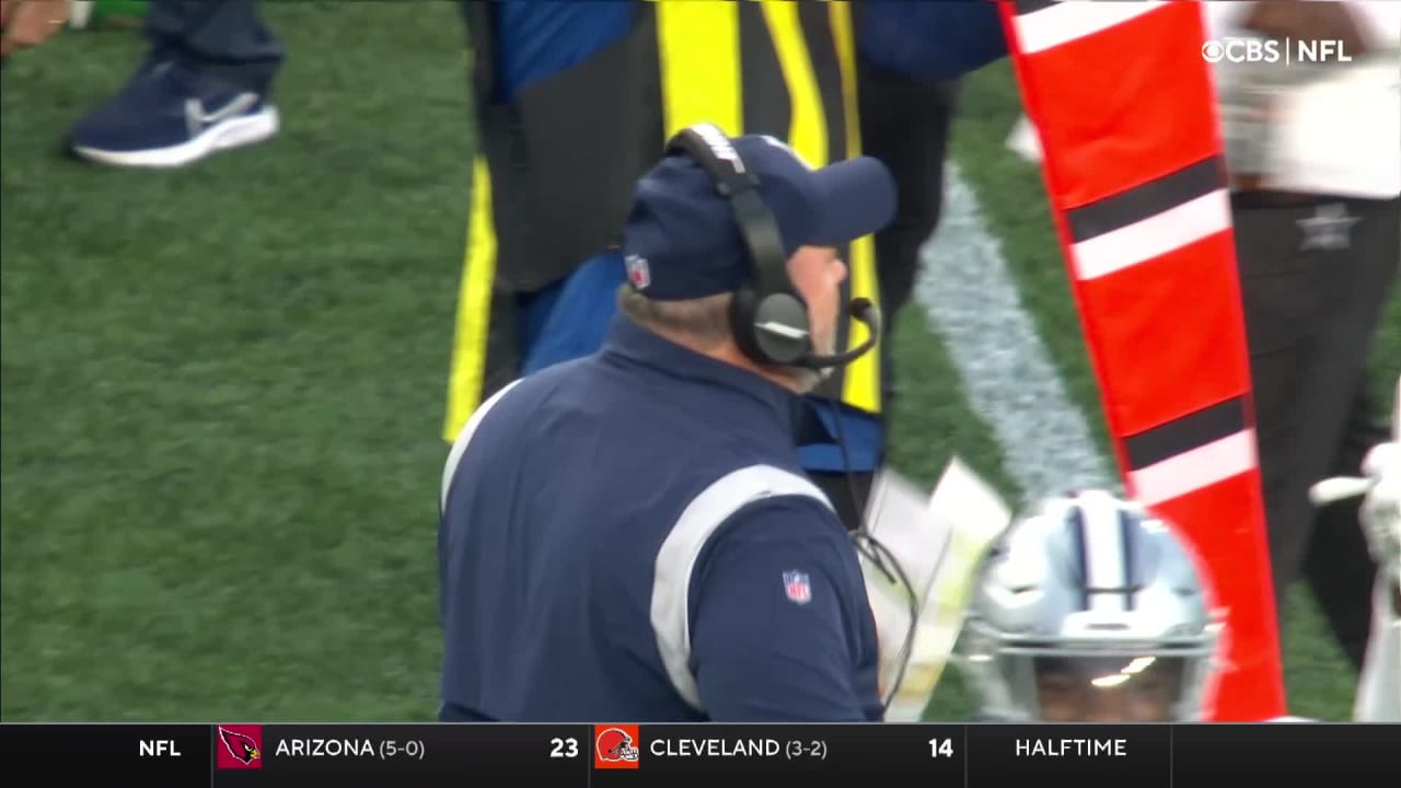 Dallas Cowboys' special teams reverse field with a blocked punt