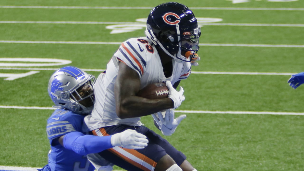 Chicago Bears quarterback Mitchell Trubisky connects with wide receiver ...