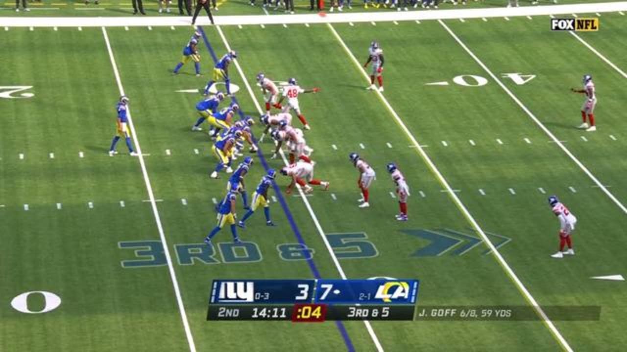 New York Giants linebacker Kyler Fackrell beats Andrew Whitworth for ...